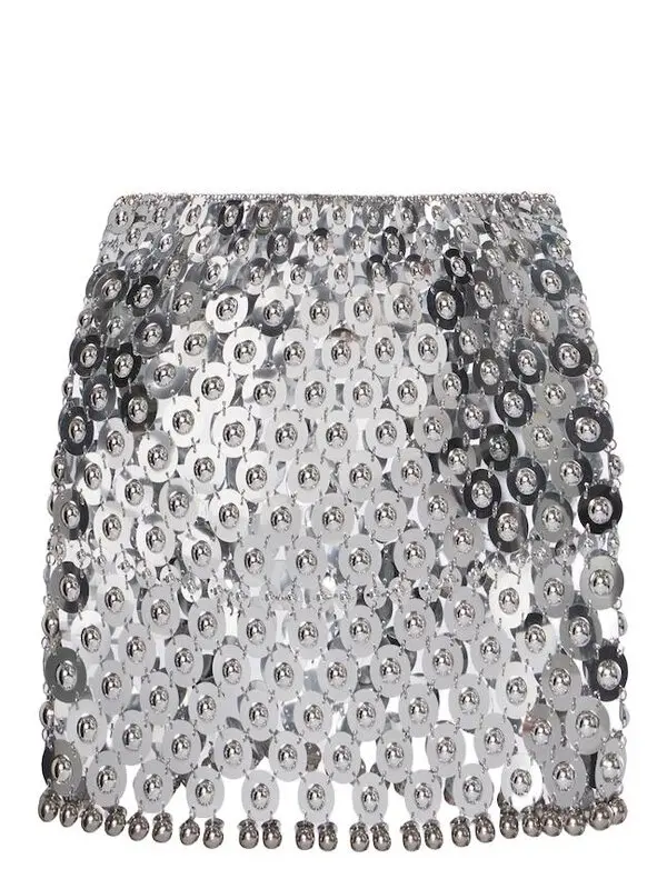 Rabanne Chainmail Skirt - Silver