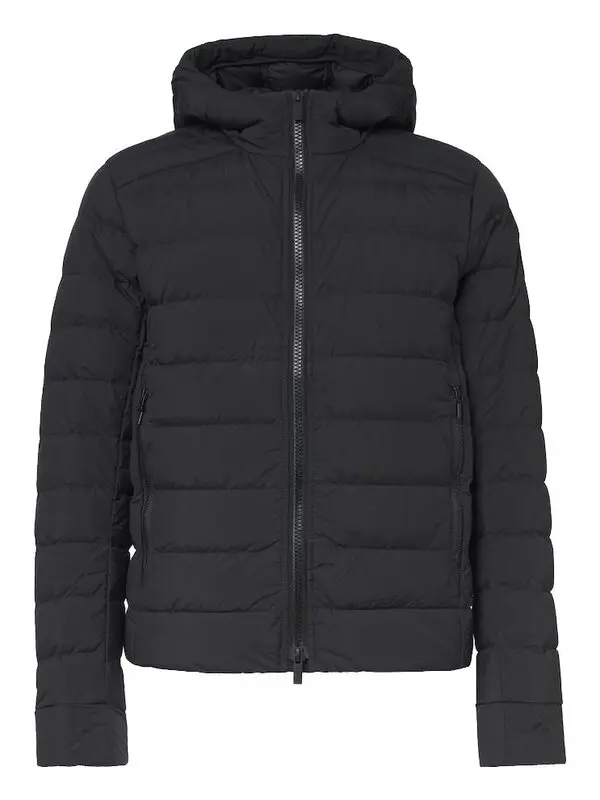 Canada Goose Crofton Enduraluxe Hooded Down Jacket - Black