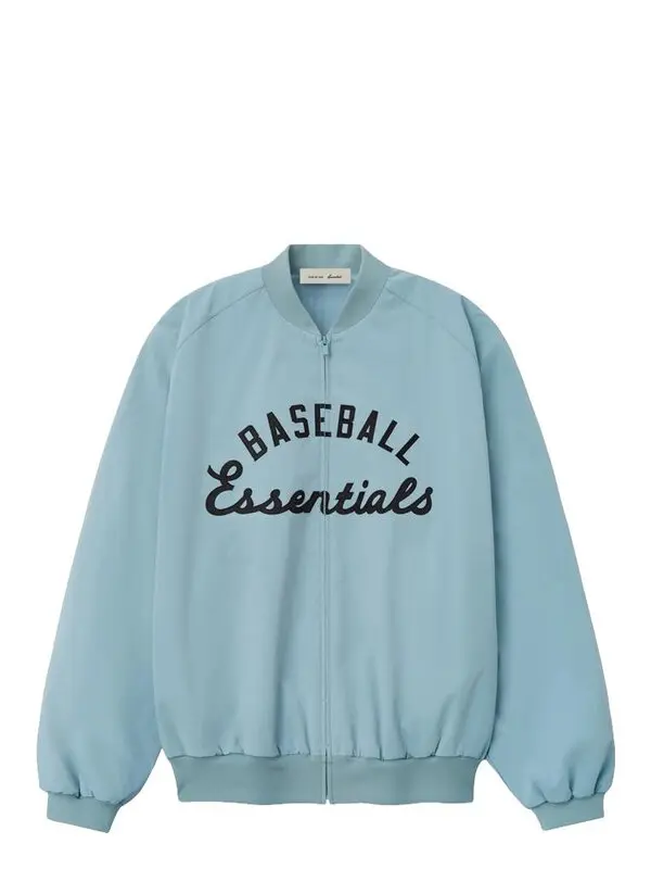 Fear Of God Mlb Full Zip Bomber Jacket - Blue