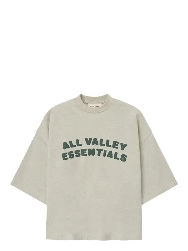 Fear Of God Boxy Fit Merch Tee Vanilla Heather - Ivory