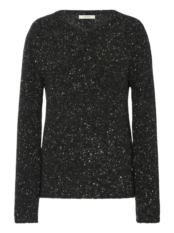 THE ROW Maira Sweater Charcoal Melange - Grey
