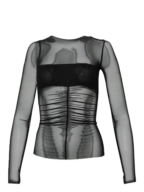 Rick Owens Temple Bandeau Top - Black