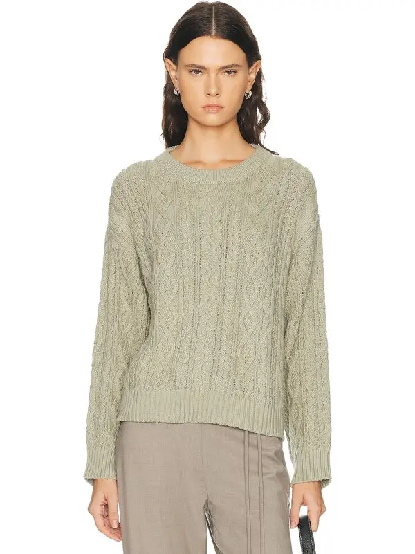 Jenni Kayne Aire Crewneck Sweater - Sage