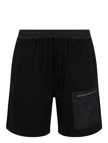 Armani Exchange Cotton French Terry Shorts - Black