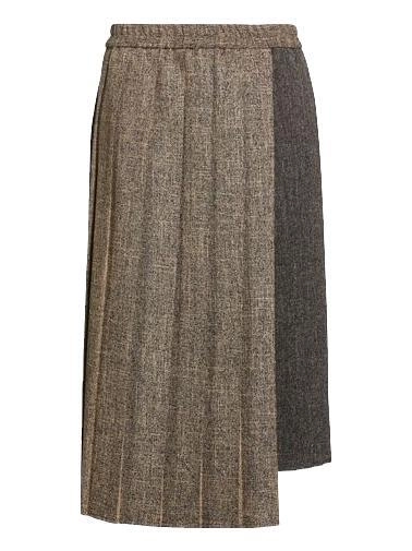 KAOS Midi Skirt Size Polyester, Viscose, Elastane - Beige