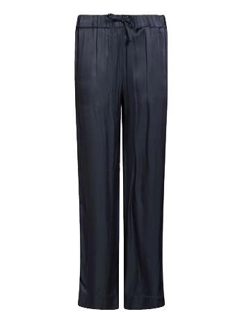 MOORER Cotton Silk Pajama Pants - Blue