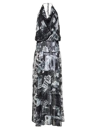 Versace Maxi Dress Size Polyester - Black