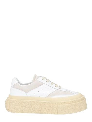 MAISON MARGIELA Low-top Sneakers With Flatform Sole - White