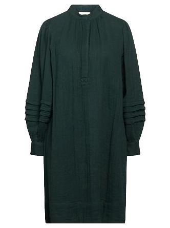 Antik Batik Mini Dress In Dark Cotton - Green