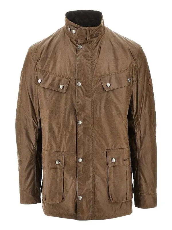 BARBOUR INTERNATIONAL Duke Waxed Cotton Jacket - Brown