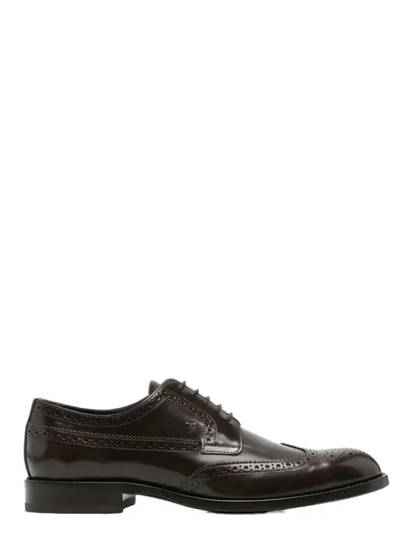 TOD`S Tod's Derby Leather Shoes - Brown
