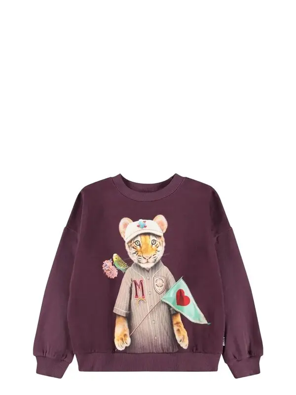MOLO Organic Cotton Graphic Sweatshirt - Beige