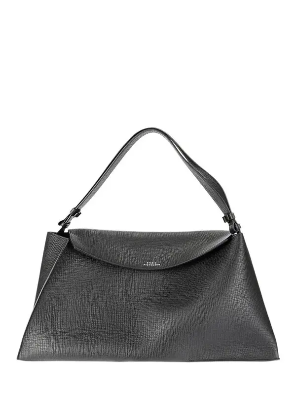 Studio Nicholson Shoulder Bag Leather "the Folded - Black