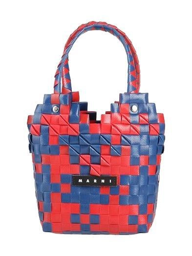 Marni Handbag Polypropylene, Cow Leather - Red