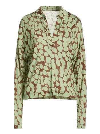 Majestic Filatures Lyocell And Virgin Wool Printed Top - Green