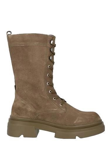 EMANUELLE VEE Ankle Boots Military Size Leather - Green