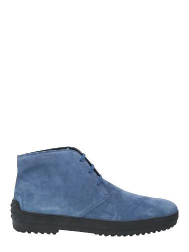 TOD'S Suede Ankle Boots - Blue