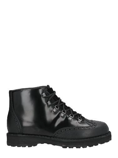 Diemme Leather Lace-up Ankle Boots - Black