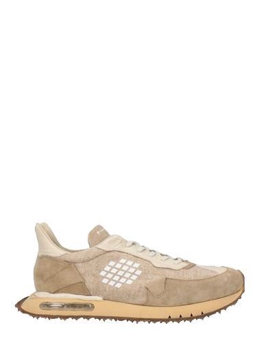 BEPOSITIVE Sneakers Size Leather, Textile Fibers - Beige