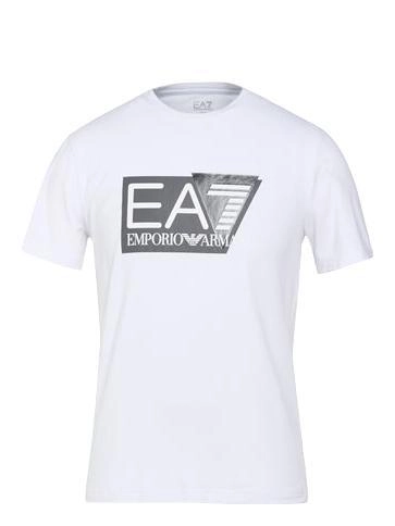 EA7 T-shirt Size Cotton, Elastane - White