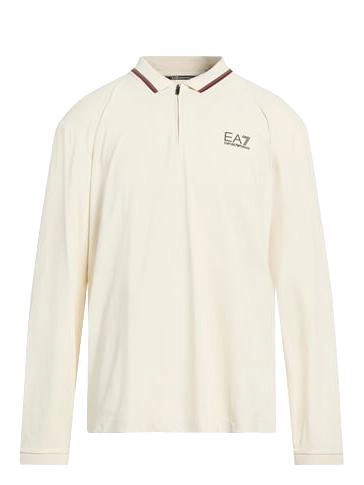 EA7 Polo Shirt Size Polyamide, Elastane - White