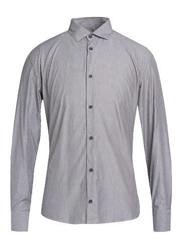 GAZZARRINI Shirt Charcoal Size Cotton - Grey
