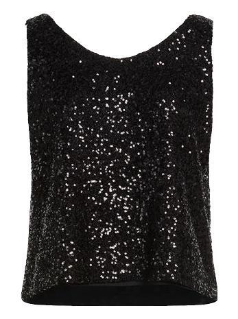 MANILA GRACE Top Size Polyester, Elastane - Black