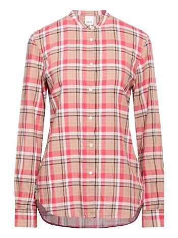 Aspesi Tartan Pattern Cotton Shirt - Beige