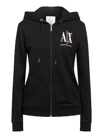 Armani Exchange Sweatshirt Size Cotton - Black