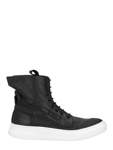 BRUNO BORDESE High-top Leather Sneakers - Black