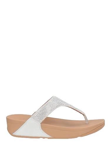 Fitflop Thong Sandal Size Textile Fibers - Silver