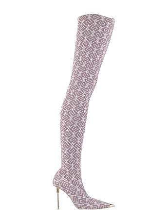Elisabetta Franchi Over-the-knee Boots - Mauve