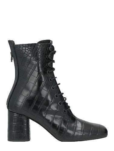 Moschino Ankle Boots Size Calfskin - Black