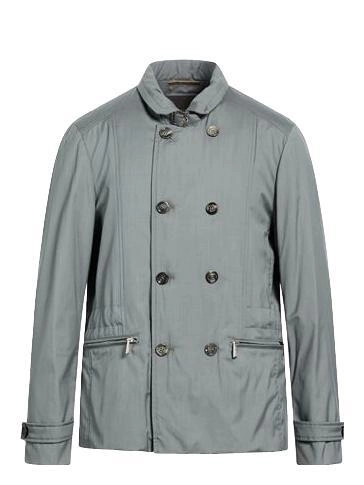 MOORER Jacket Size Virgin Wool, Silk, Polyurethane - Grey