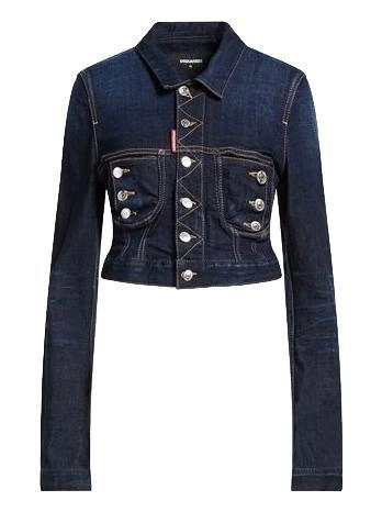 Dsquared2 Denim Outerwear Size Cotton, Elastane - Blue