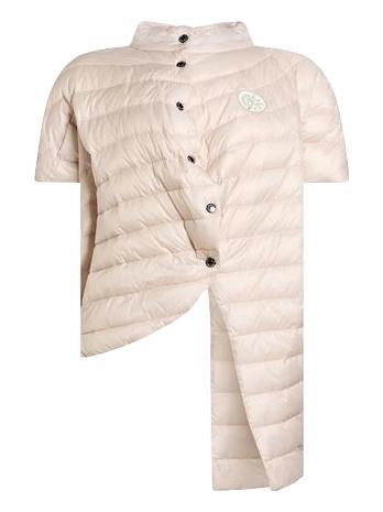 Herno Puffer Polyamide Short Sleeved Jacket - Beige