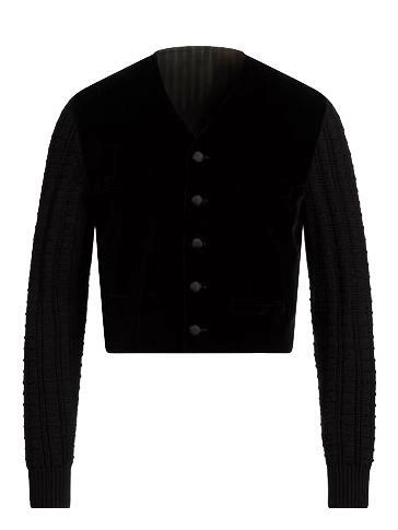 Dolce & Gabbana Jacket Size Cotton, Virgin Wool, Acetate, Viscose - Black