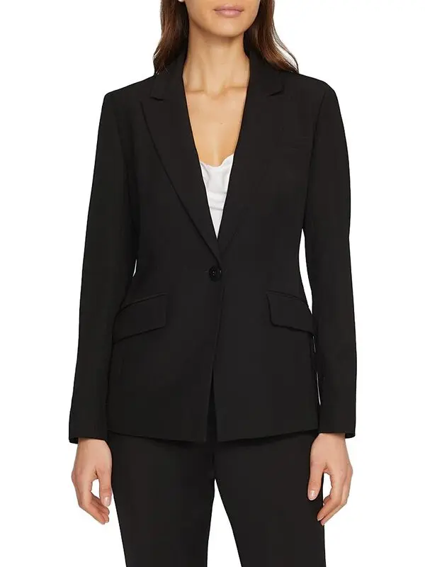 Elie Tahari Sylvie One-button Blazer - Noir