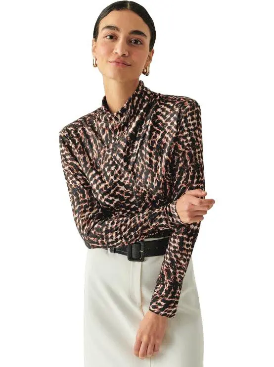 EXQUISE Ensley Printed Blouse - Multi Color