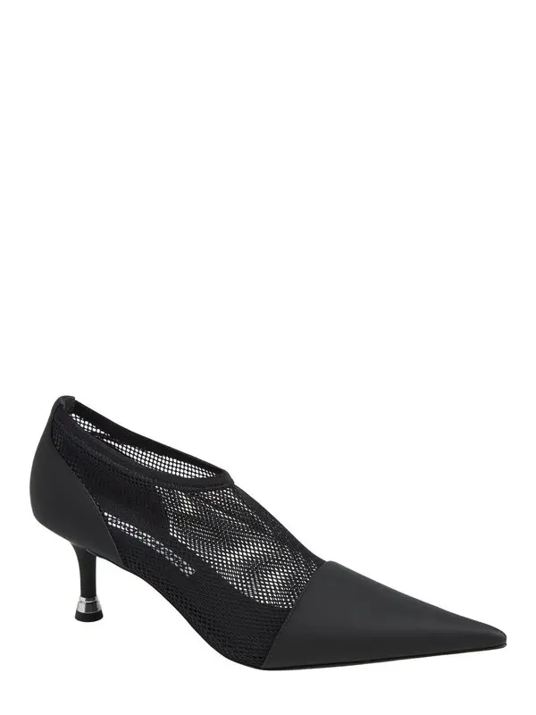 Alexander Wang Fei Mesh Pointed Toe Bootie - Black