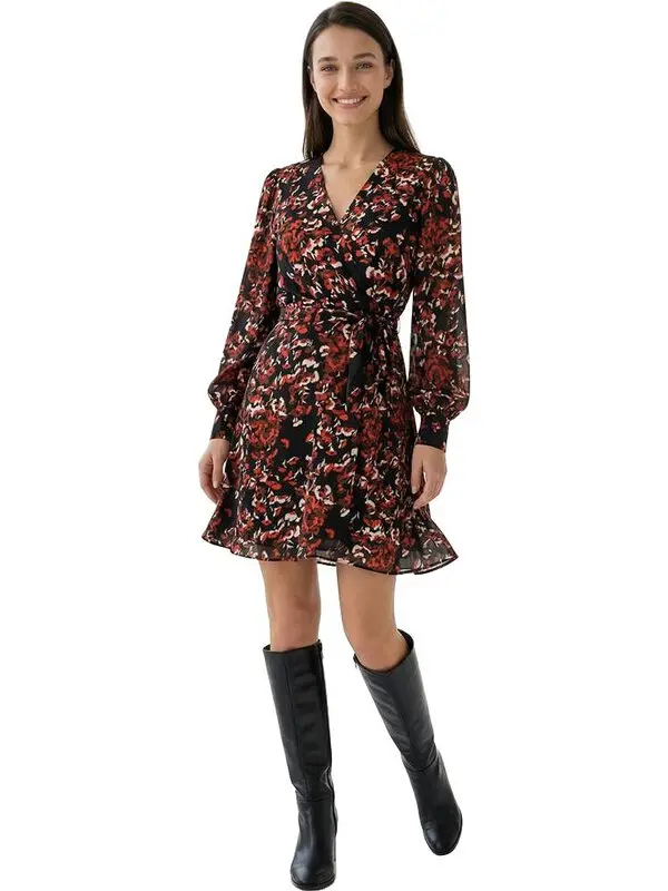EXQUISE Prim Mini Dress - Multi Color