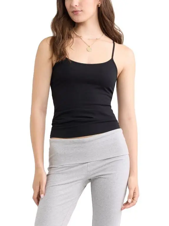 Bp. Core Stretch Cotton Camisole - Black