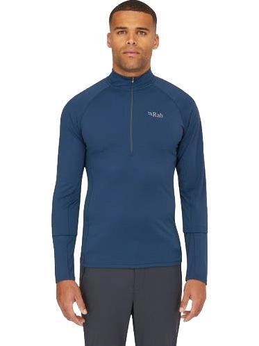RAB Sonic Long-sleeve Zip Shirt - Tempest Blue