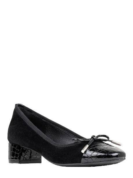 DONALD PLINER Josefina Cap Toe Pump - Black