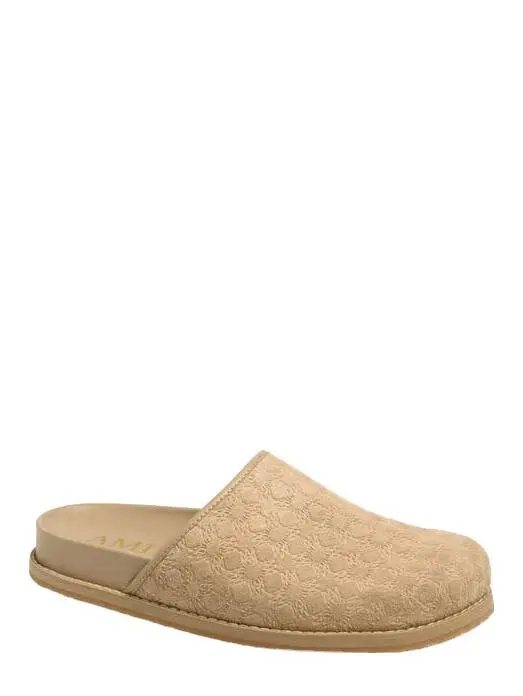 Amiri Ma Debossed Leather Clog - Tan