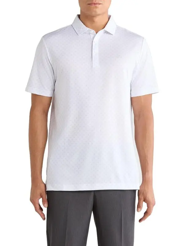 Travis Mathew Final Drive Geo Polo - White