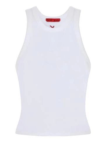 PCFG Daydreamers Wide Strap Tank Top - White
