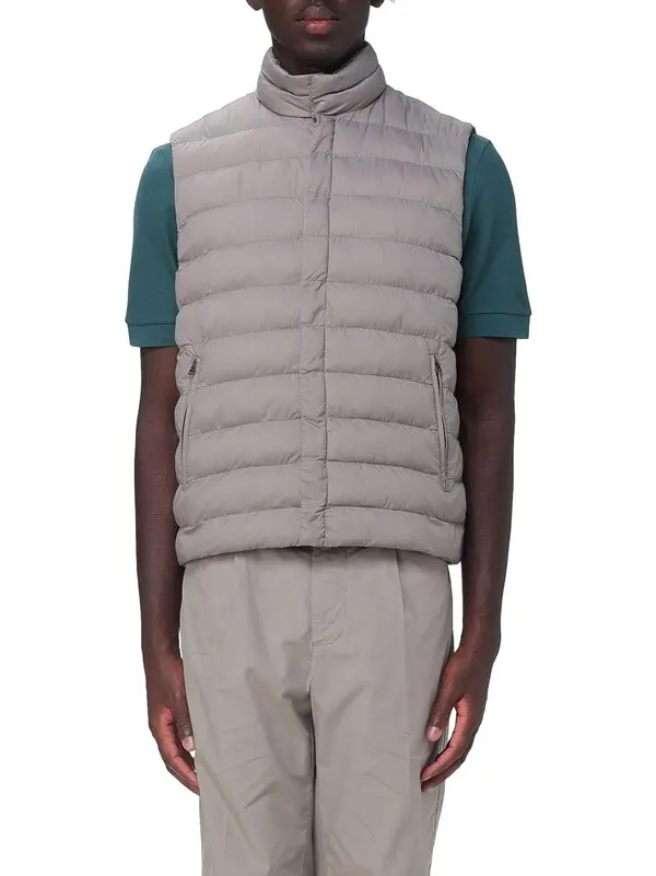 Herno Quilted And Padded Gilet - Grey