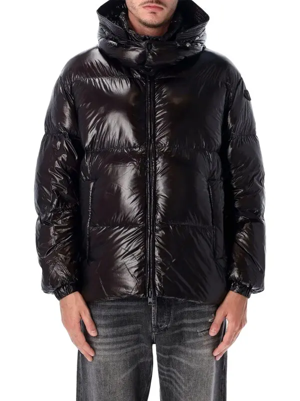 DIESEL® Puffer Jacket With Hood - Black
