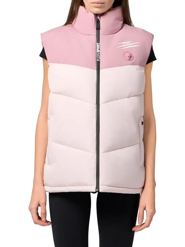 PLEIN SPORT Padded Waistcoat - Fuchsia